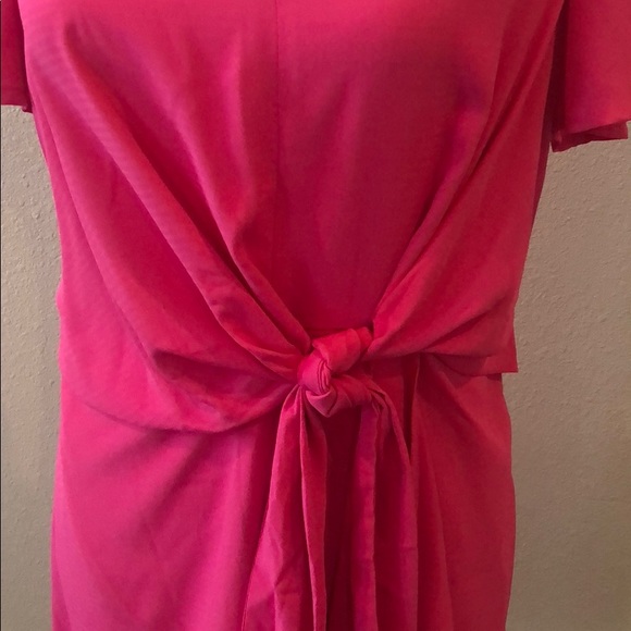 entro | Dresses | Pink Knot Waist Dress | Poshmark
